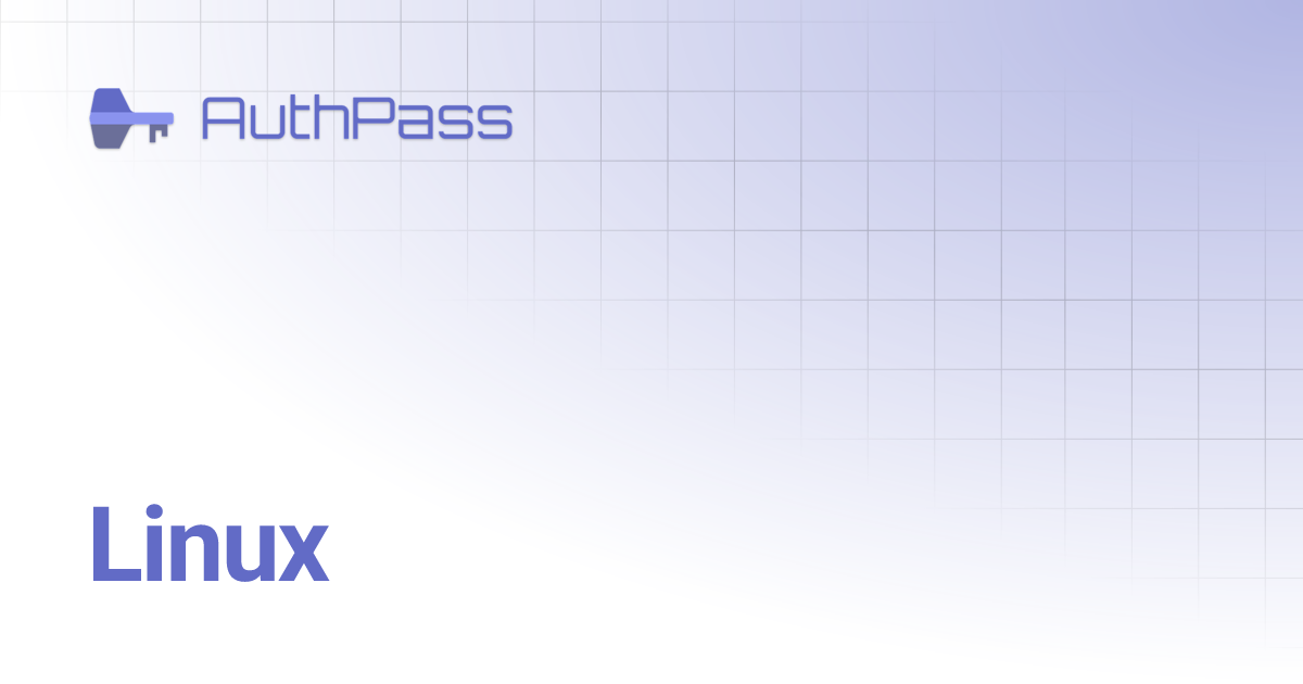 Linux | AuthPass Docs